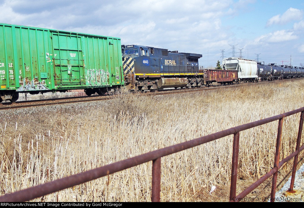 BC Rail DPU 4645 on CN 305